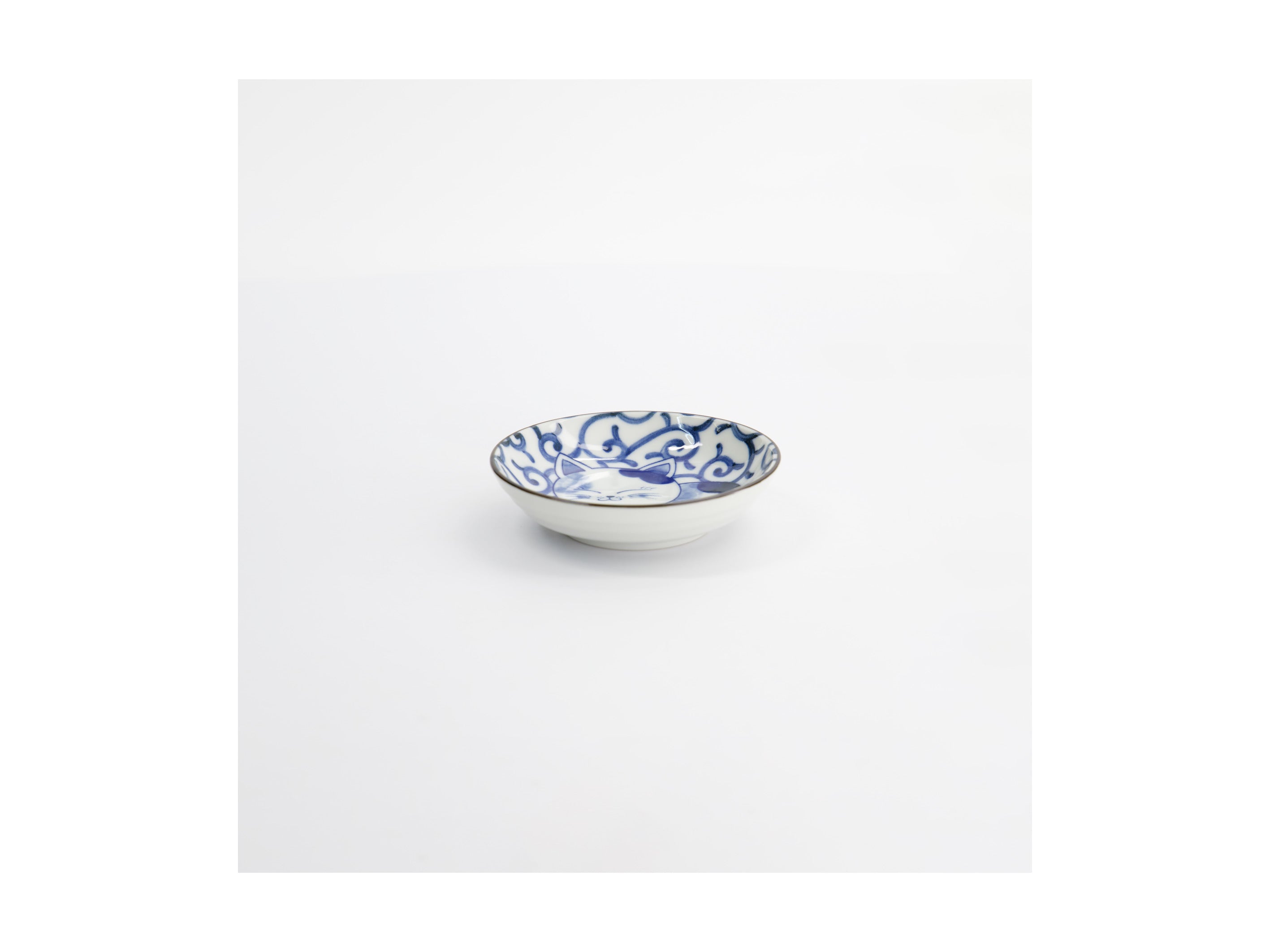TOKYO KAWAII CAT SWIRL SAUCE DISH 10CM – Domestix Homewares